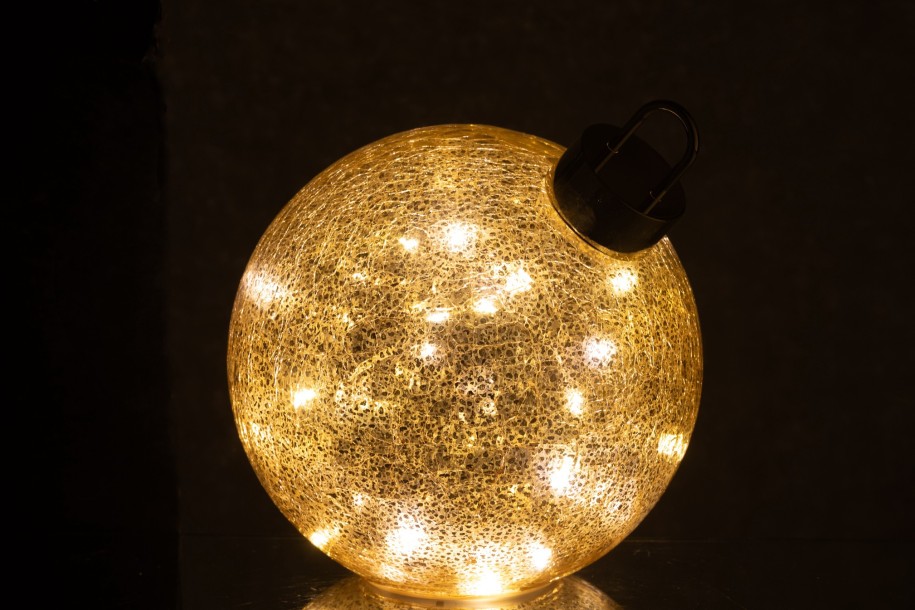 Christmas Bauble Led Gold Colored M buy online in Dubai | Dantone Home