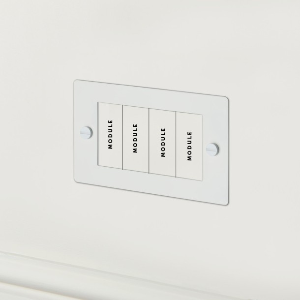 EURO PLATE - SINGLE 2G EURO PLATE 4 MOD UK White [MG733] buy online in ...