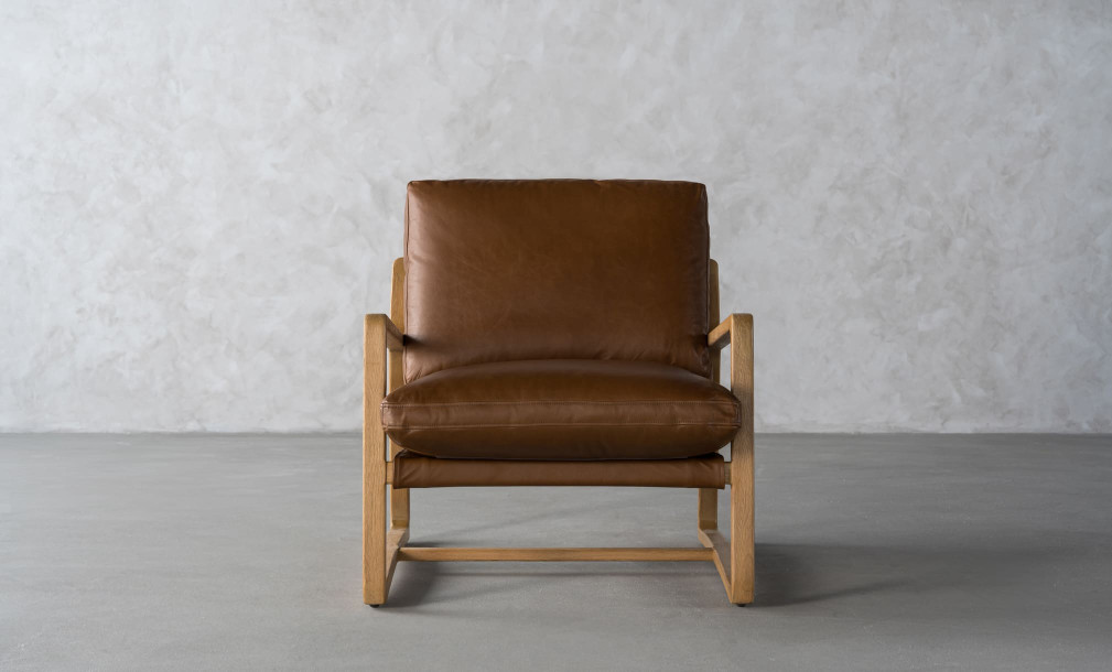 Embrace Lounge Chair (Old Saddle Color) buy online in Dubai | Dantone Home